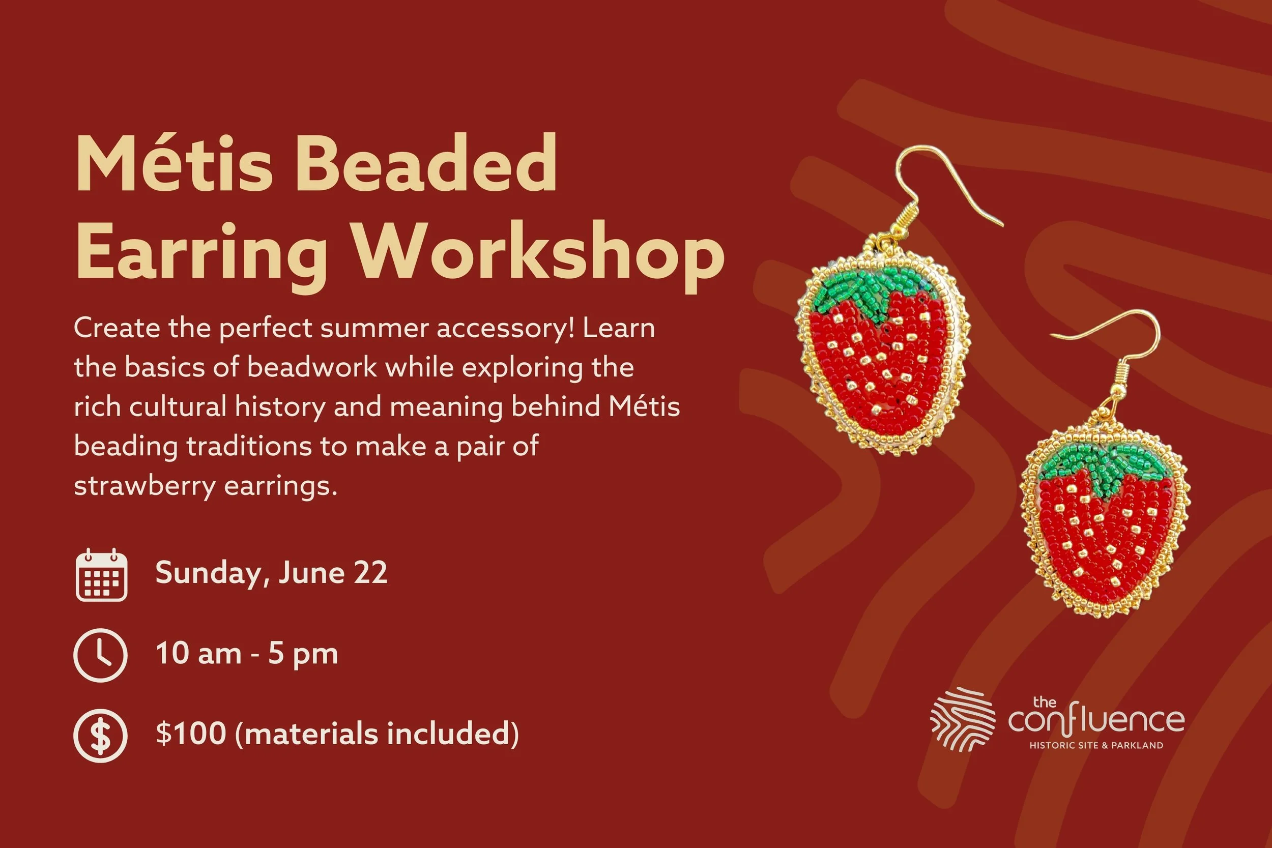Métis Beaded Earring Workshop — The Confluence