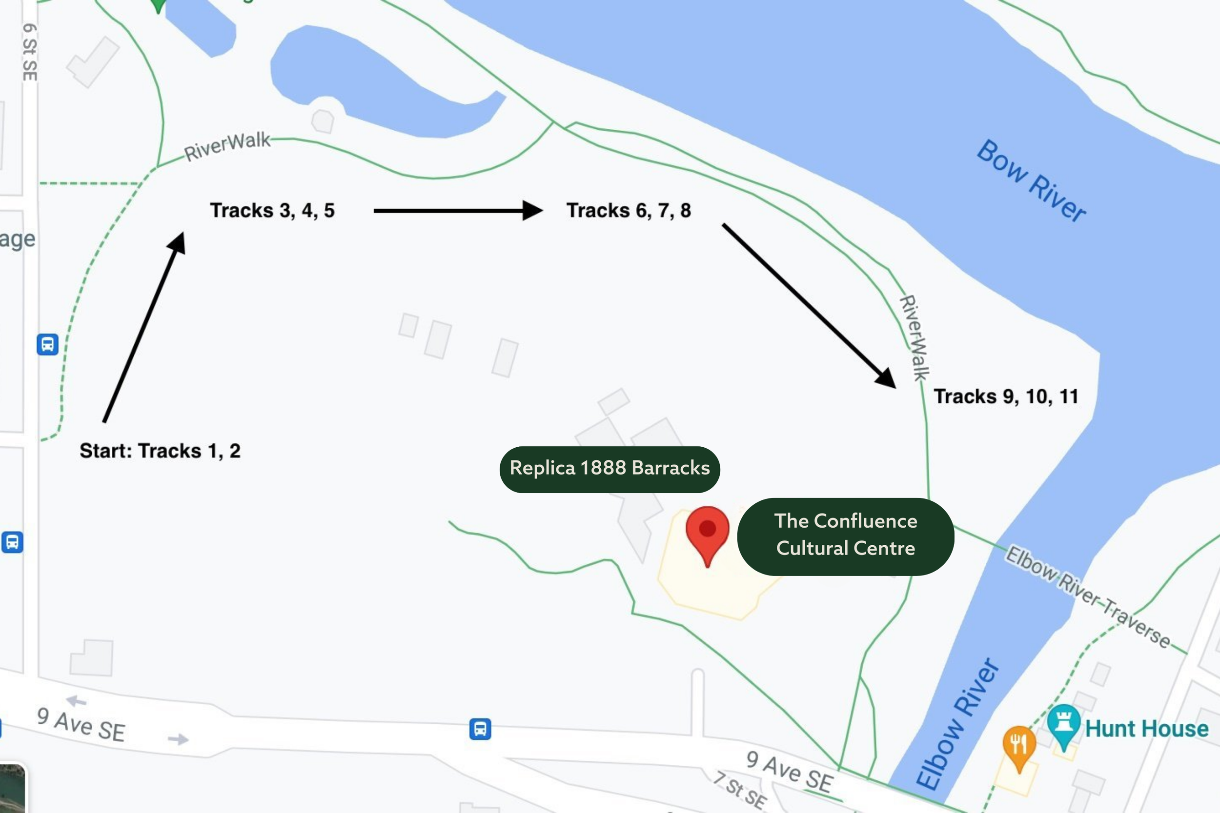 Audio tour of the land — The Confluence