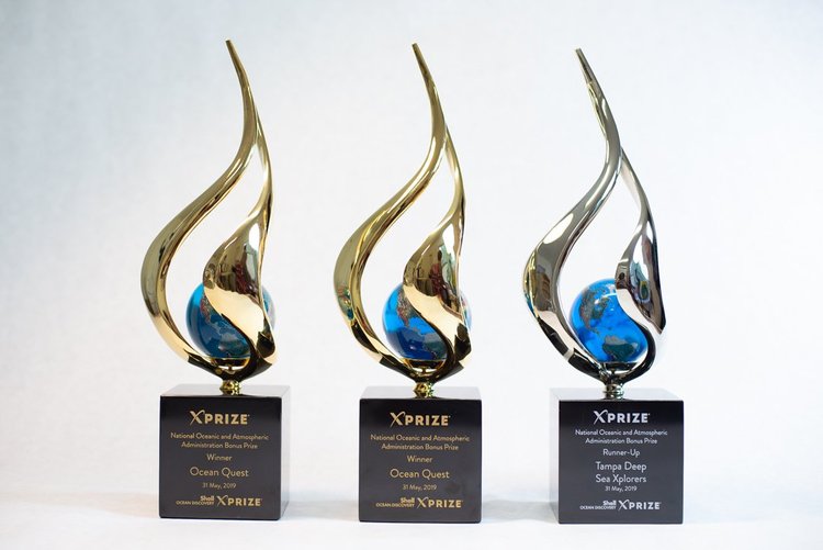 Custom Awards for Shell Ocean Discovery XPRIZE | Bennett Awards