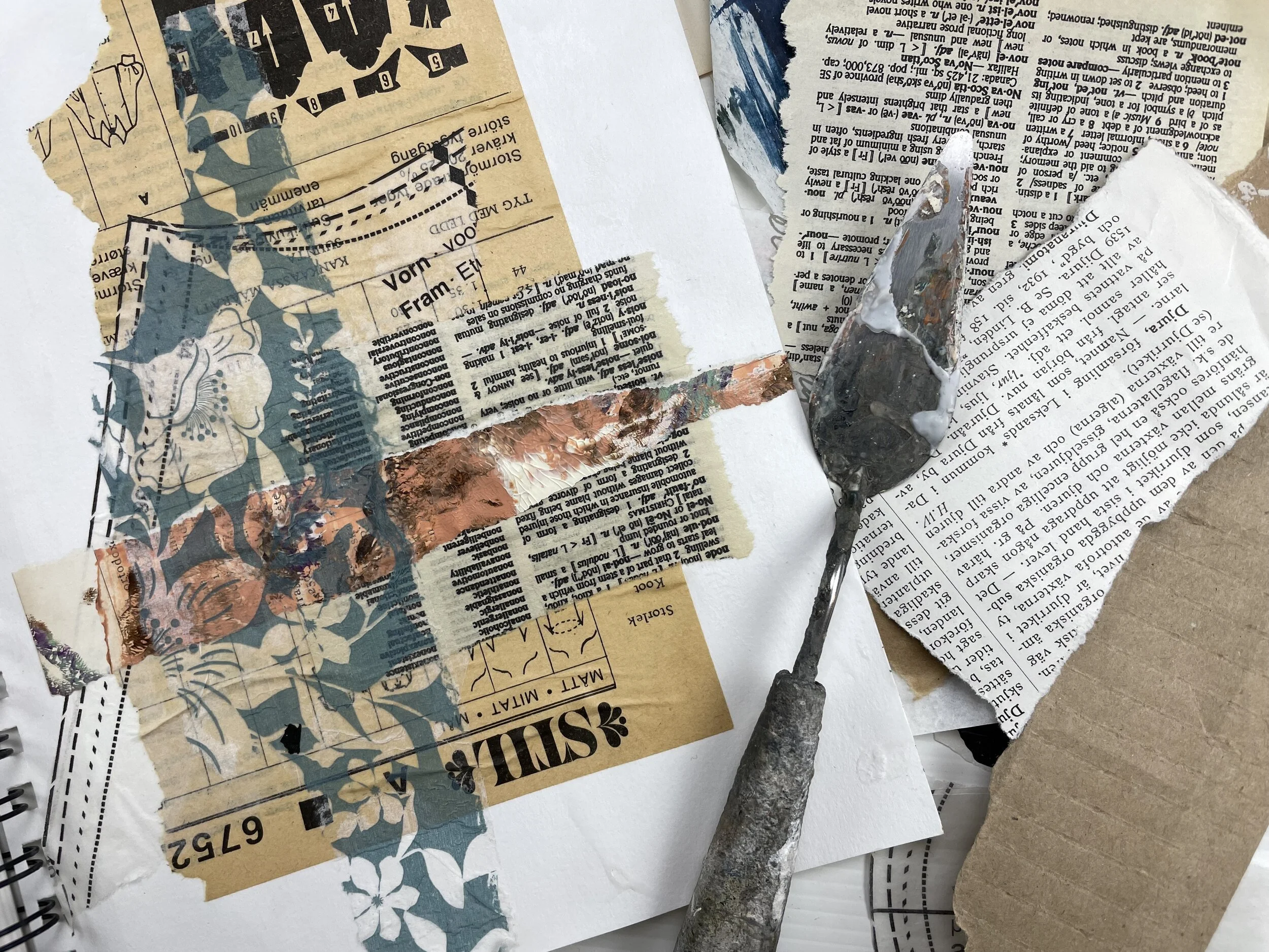 Pop Up- Collage Papers with Jenny Grant — Art is Magic Online
