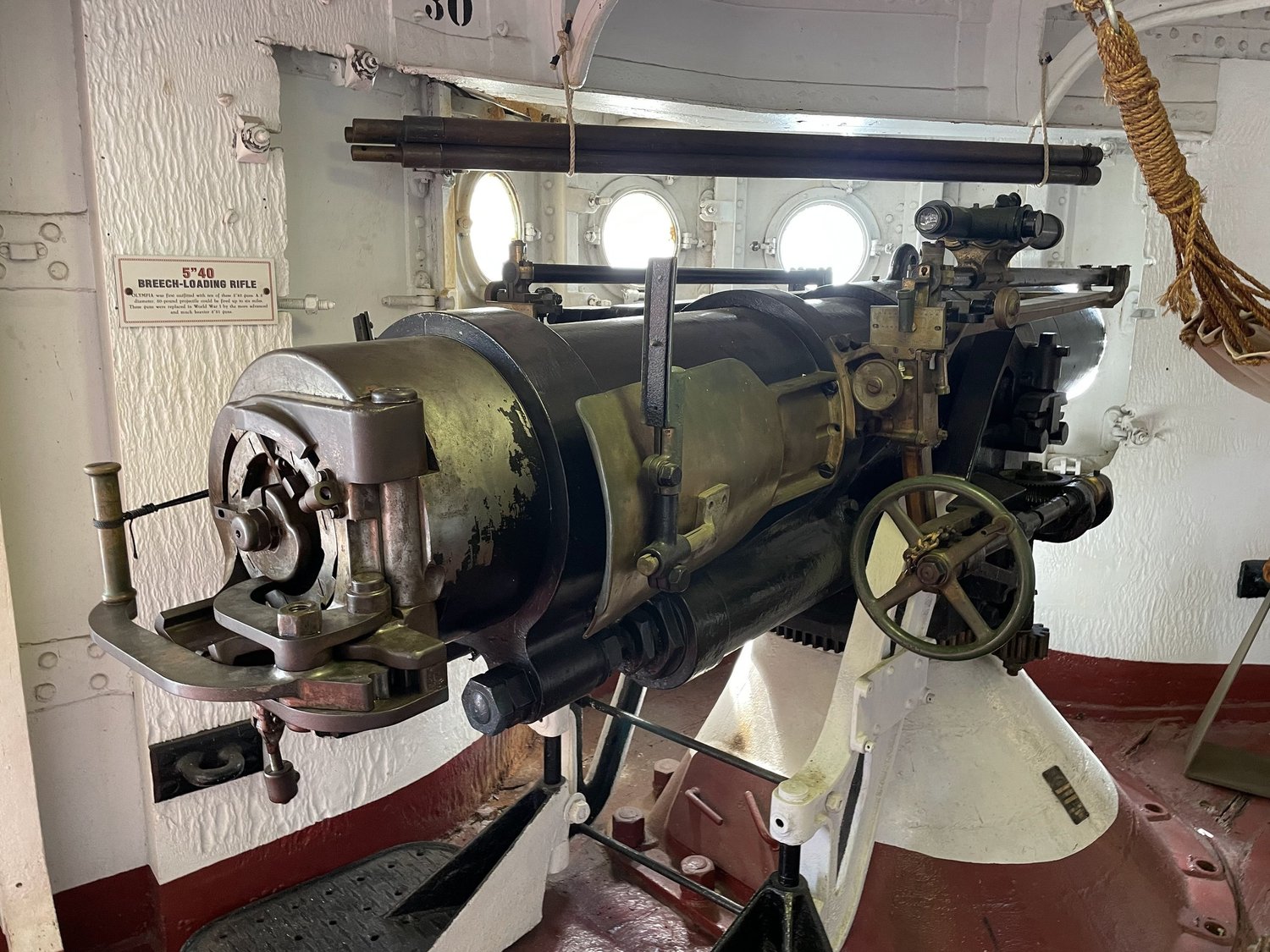 The 5-Inch 40 Caliber Mark 2 Gun of USS Olympia — Santee1821: Naval ...