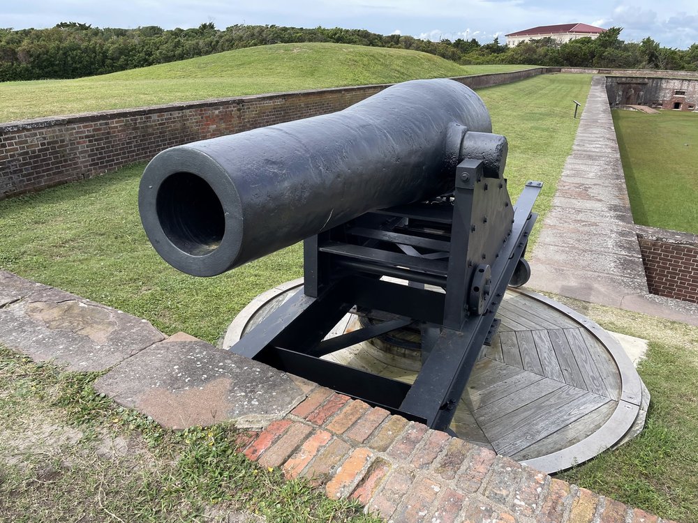 The 10-Inch Confederate Columbiad at Fort Macon — Santee1821: Naval ...