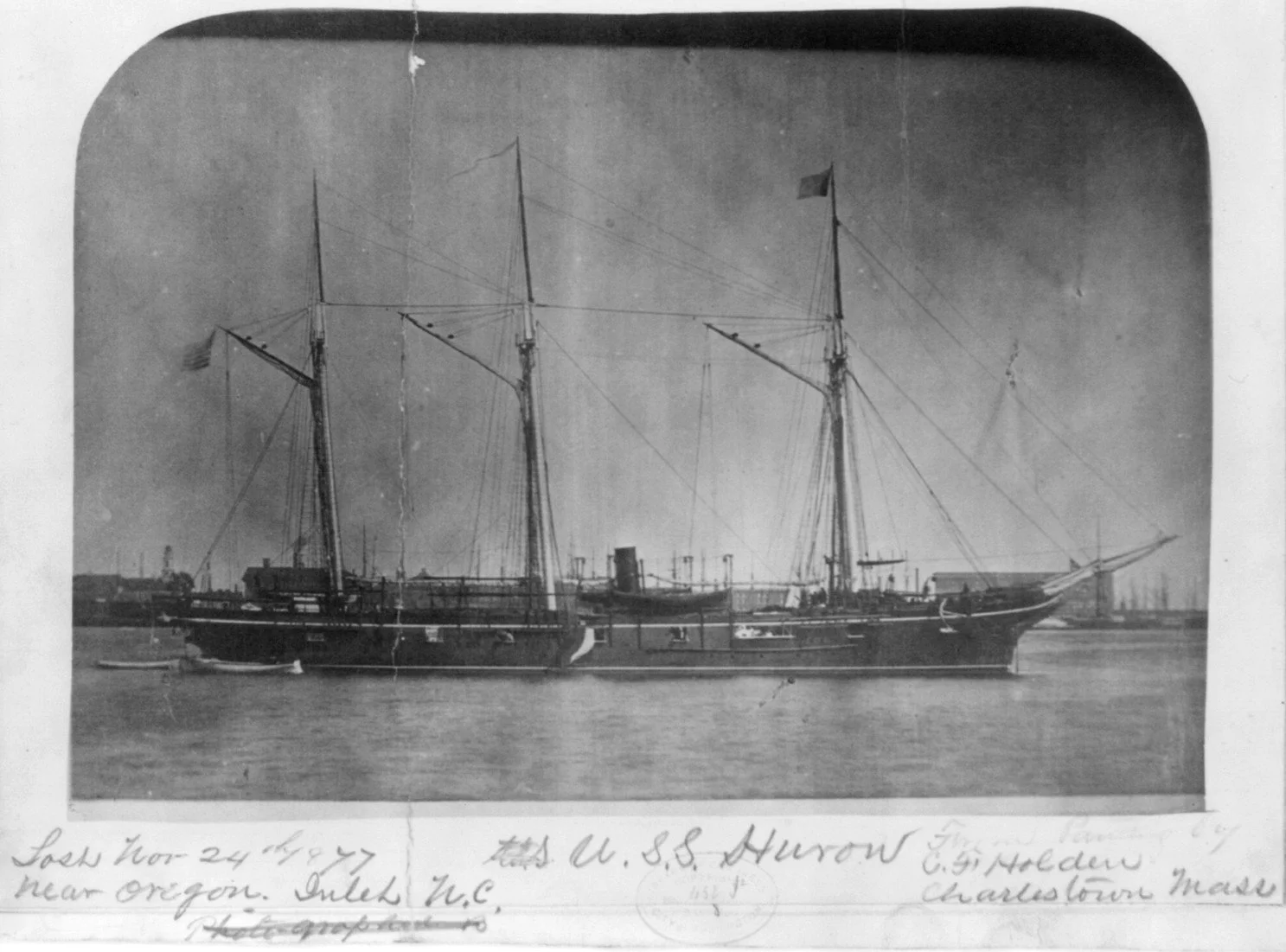 The Wreck of USS Huron and 9-Inch Dahlgren Number 1178 — Santee1821 ...