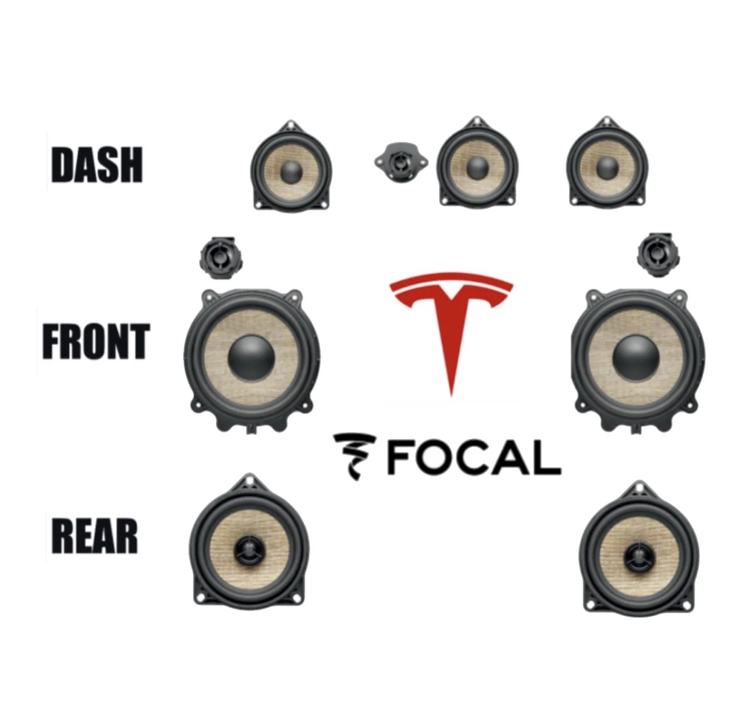 Tesla Model 3 & Model Y Speaker Upgrade Kit | Alpine EV Series Direct ...