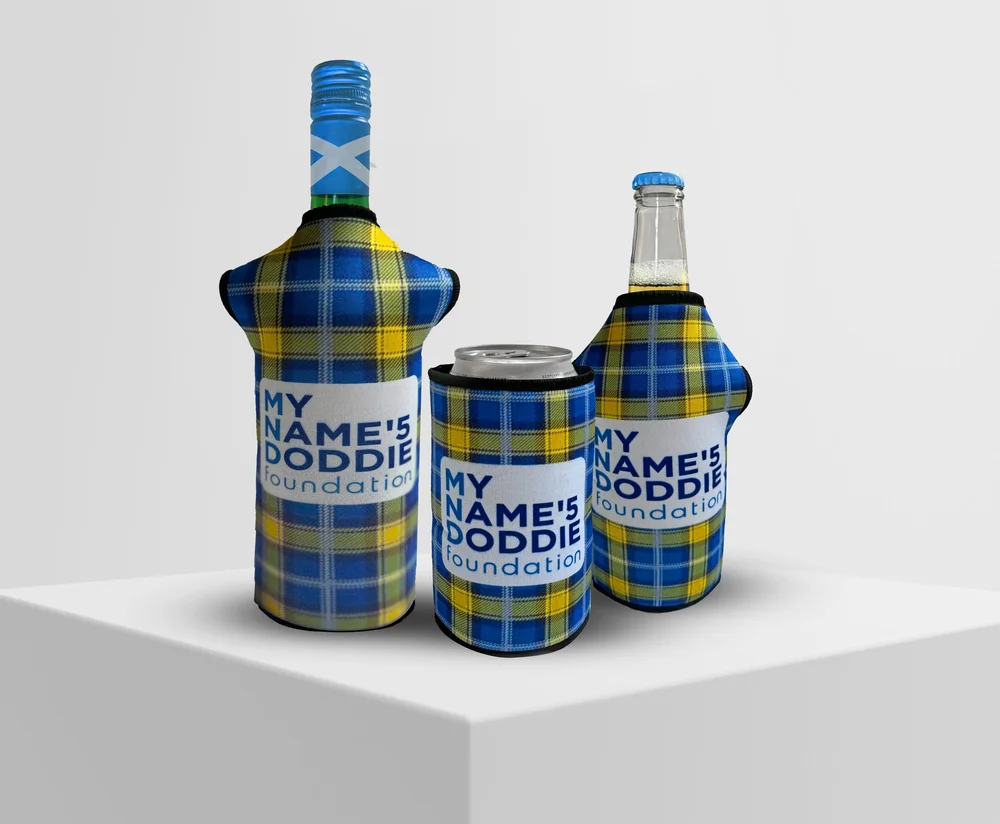 Doddie | Support MND Research - Shop Now — Novelty Bottle Coolers