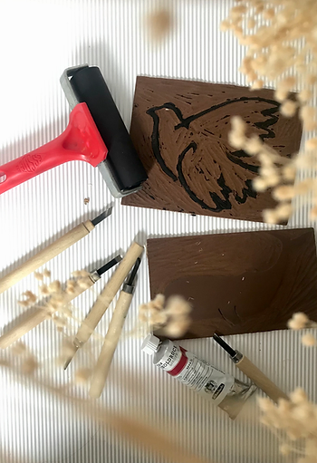 Débuter la linogravure — DoitwithMathilde