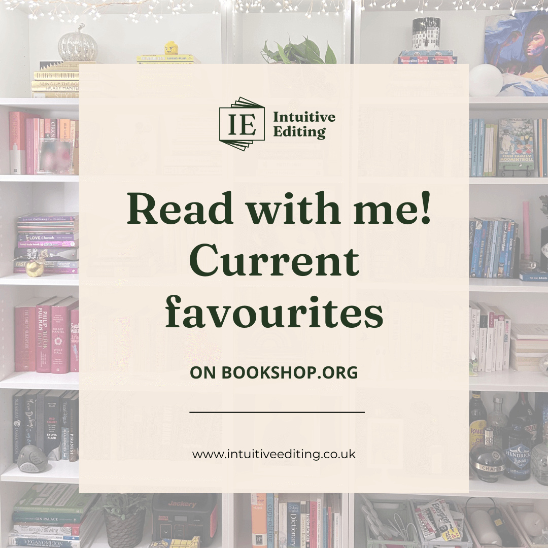 Read with me! Current reads on bookshop.org — Intuitive Editing