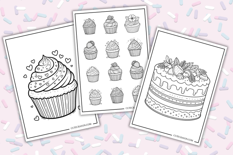 Preppy Coloring Pages | Free Printable PDFs to Download