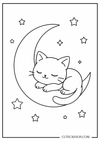75 Cat Coloring Pages | Cute Cat Drawings | Free PDF Printables