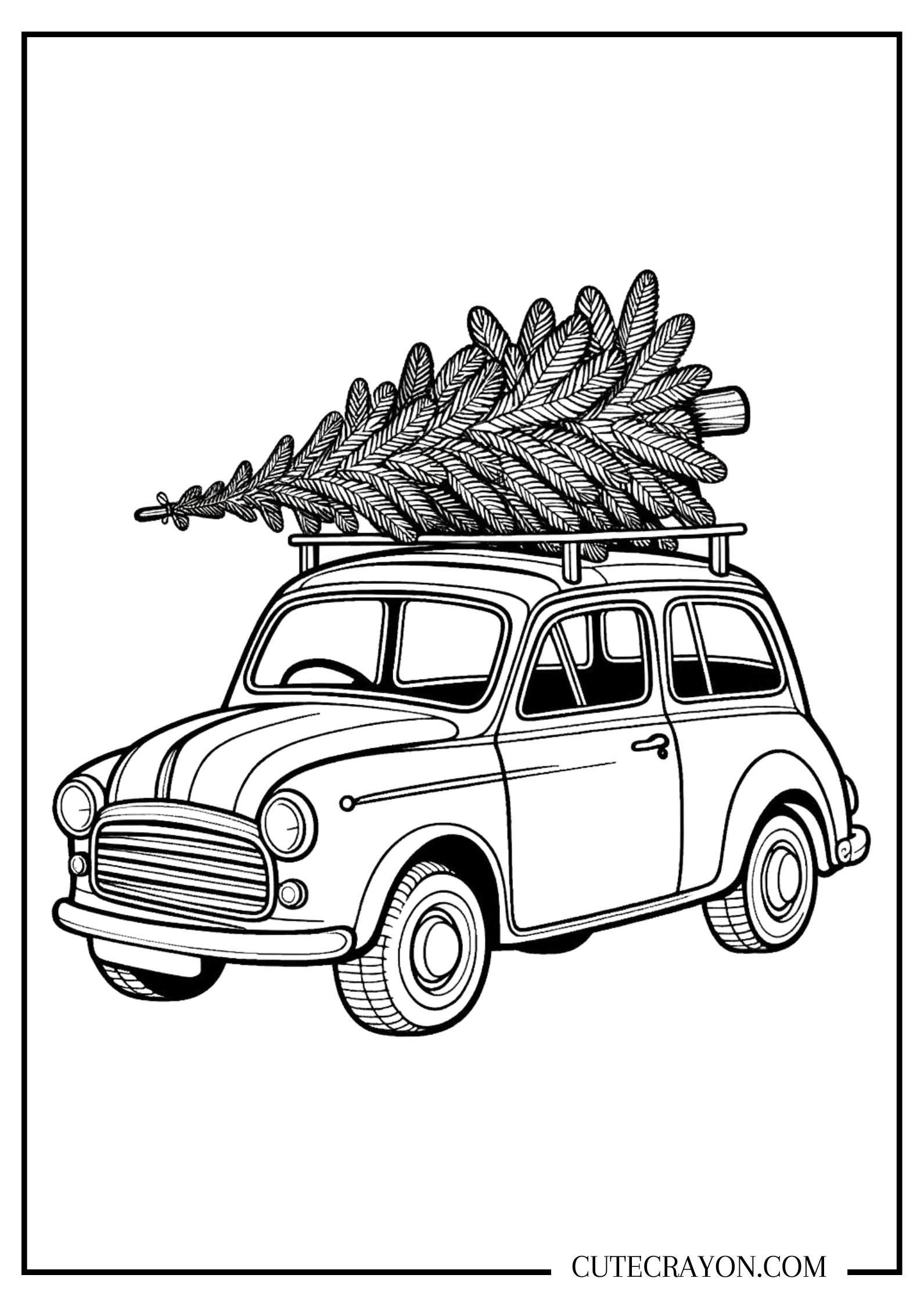 21 Christmas Tree Coloring Pages (Free Printables)
