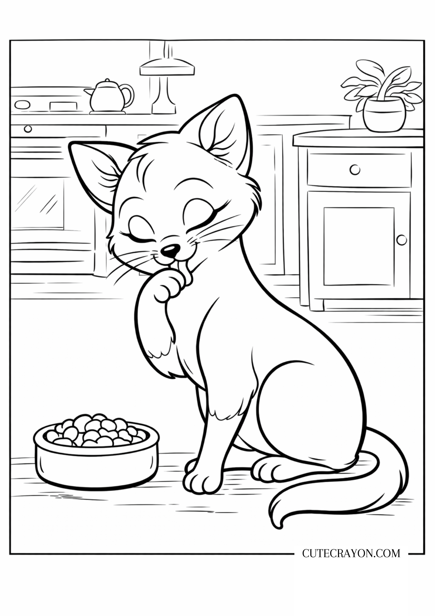 25 Siamese Cat Coloring Pages | Free Printable Downloads