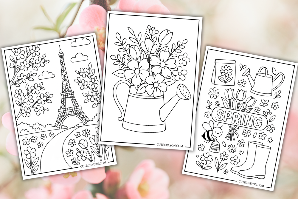 Spring Coloring Pages - Free Printables (2025 edition)