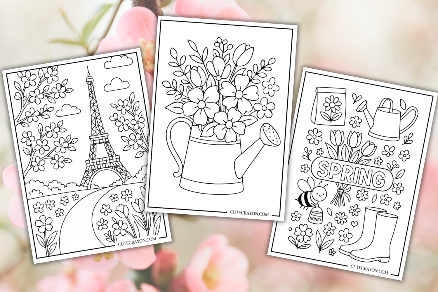 Spring Coloring Pages - Free Printables (2025 edition)