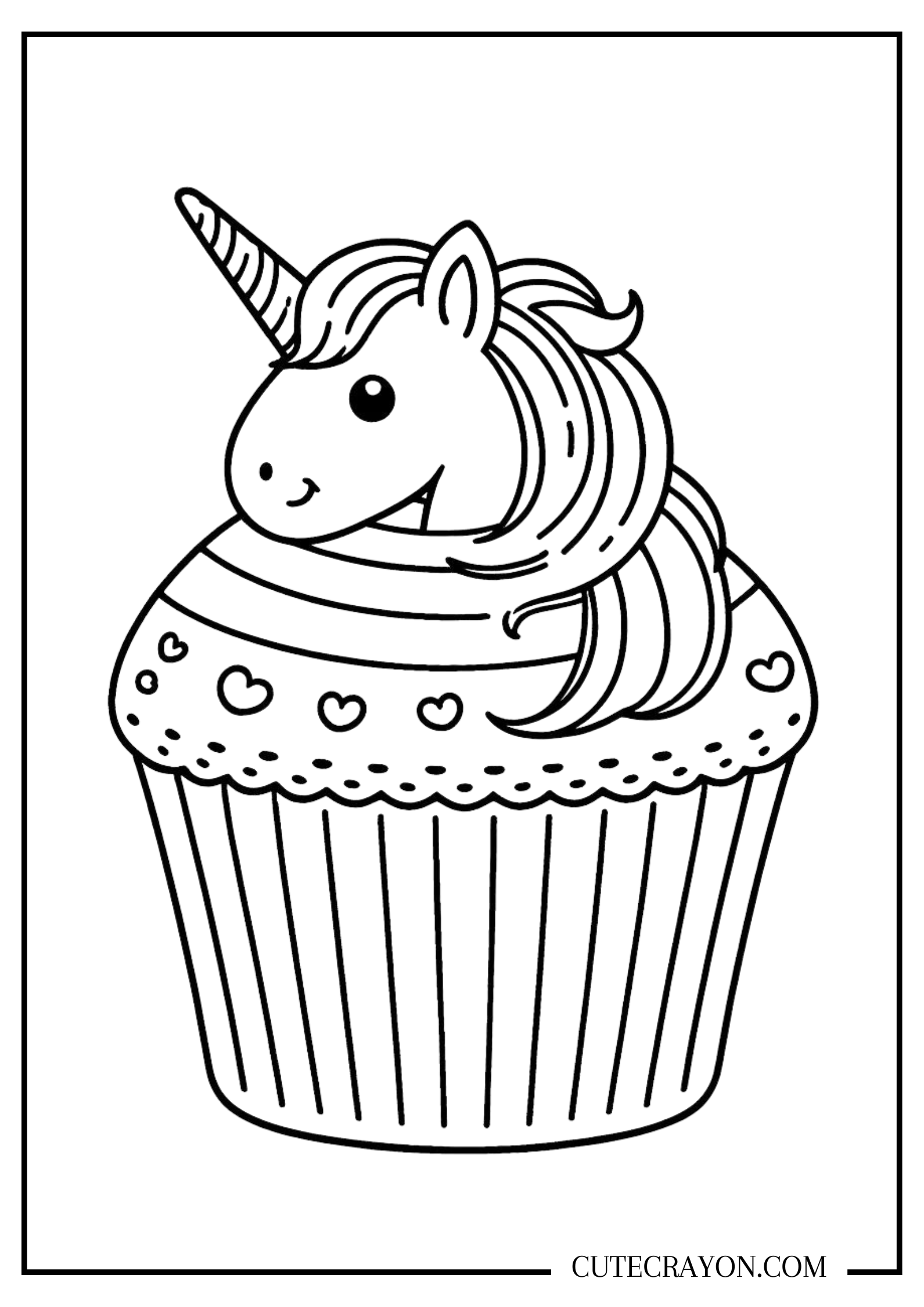 Printable Cake Coloring Pages | Free Download