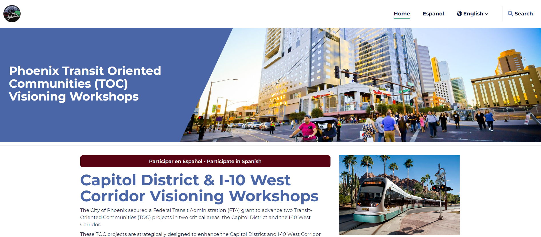 City of Phoenix - CAPEX/10WEST Rail Extension Project