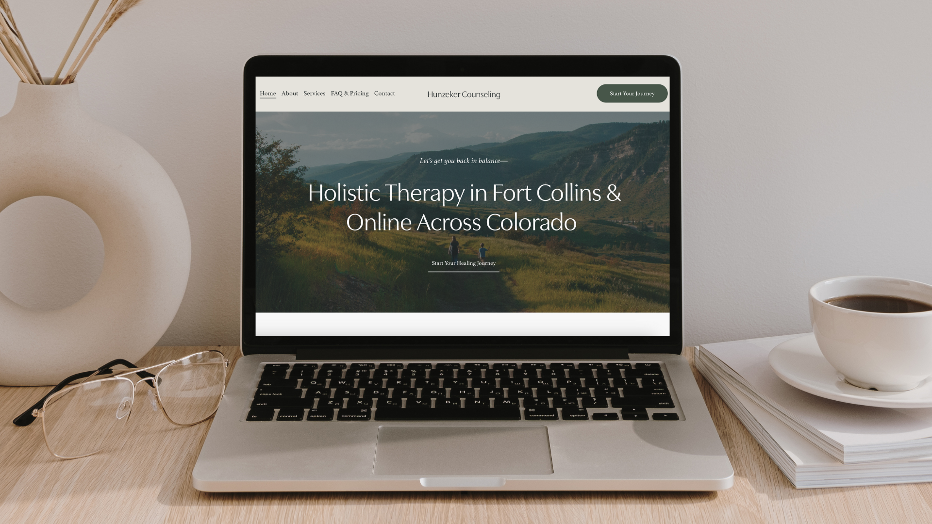 Website Design and Copywriting for Therapists — Healing Hearts Creative
