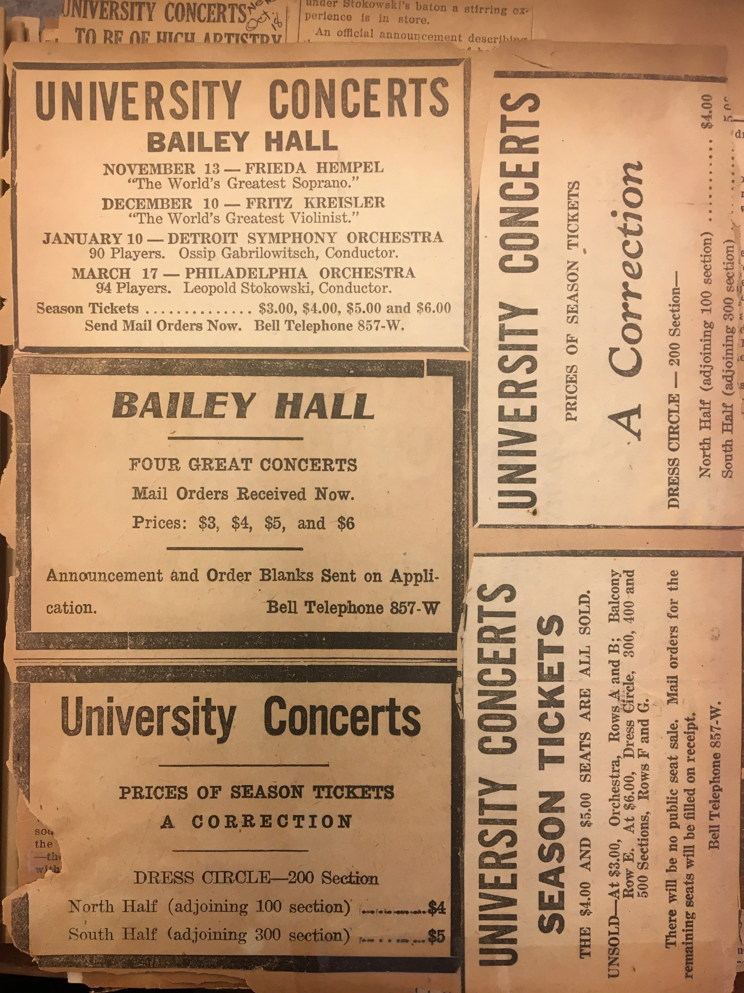 Tickets — Cornell Concert Series