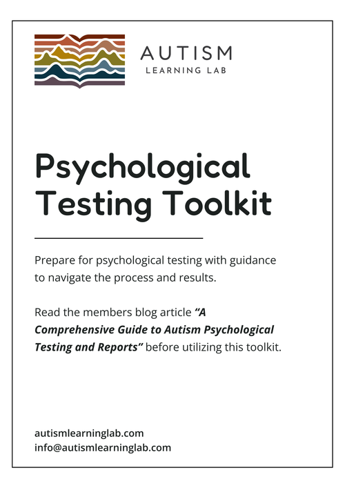 Autism Psychological Testing: A Comprehensive Guide Understand the ...