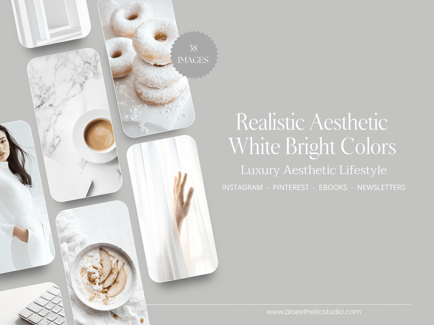 29 AI Aesthetic White Bright Artistic Stock Image Collection — AI ...
