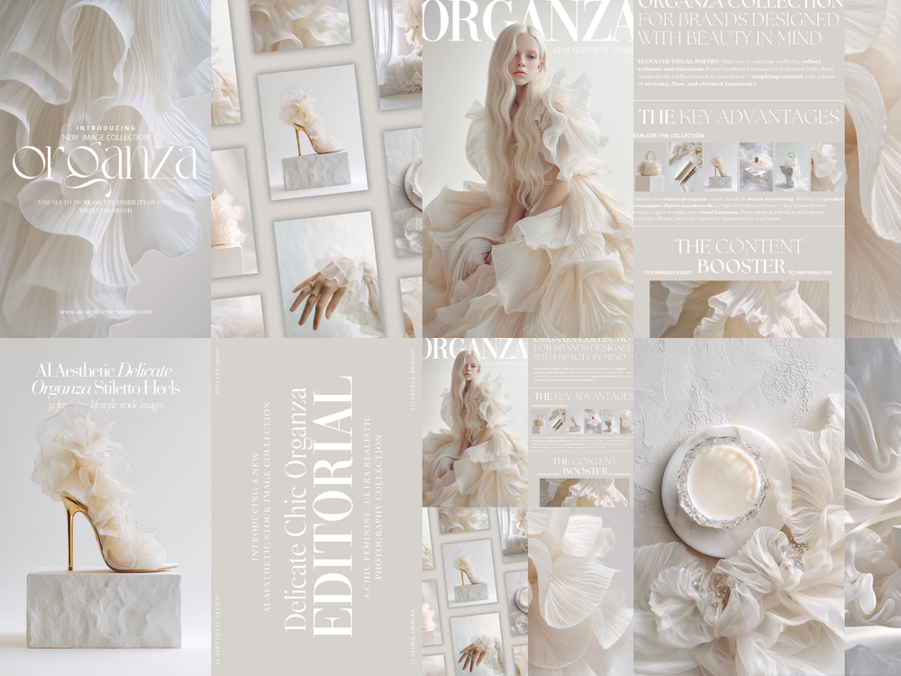 AI Aesthetic Studio Shop | Unique Stock Image Collections for Creative ...