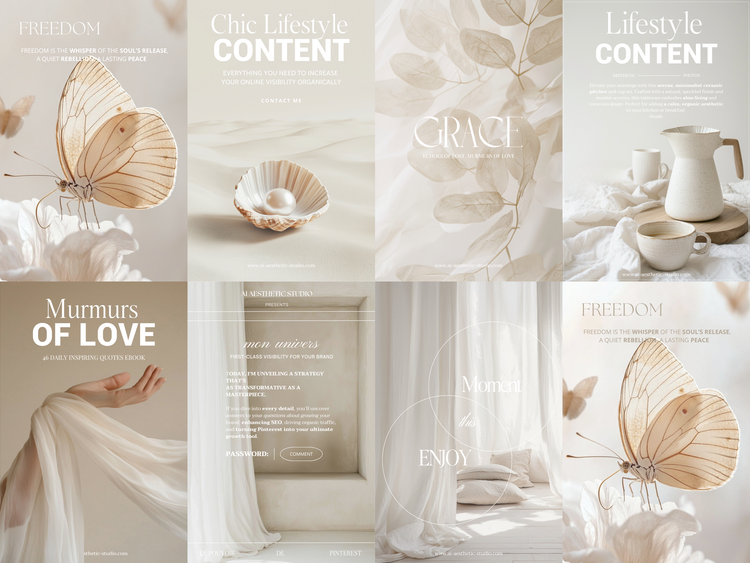 10 AESTHETIC FEMININE CHIC LIFESTYLE STOCK IMAGE COLLECTION — AI ...