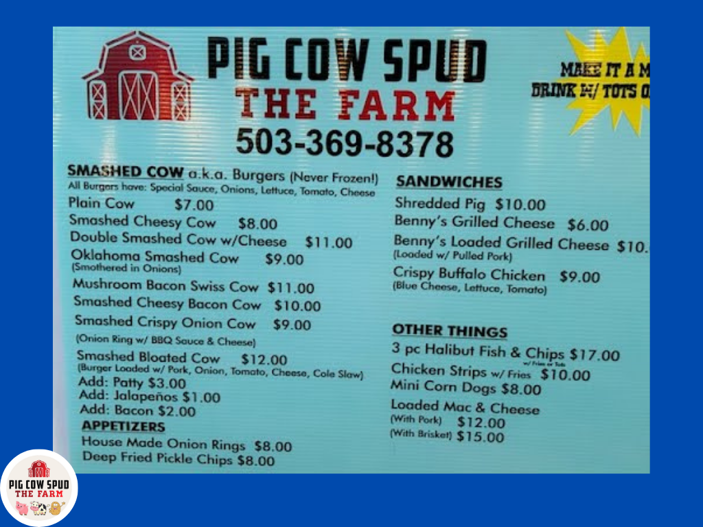 Menu — pigcowspudfbbq.com