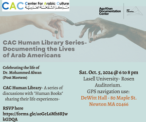 CAC Human Library - Celebrating the life of Dr. Mohammed Alwan — Center ...