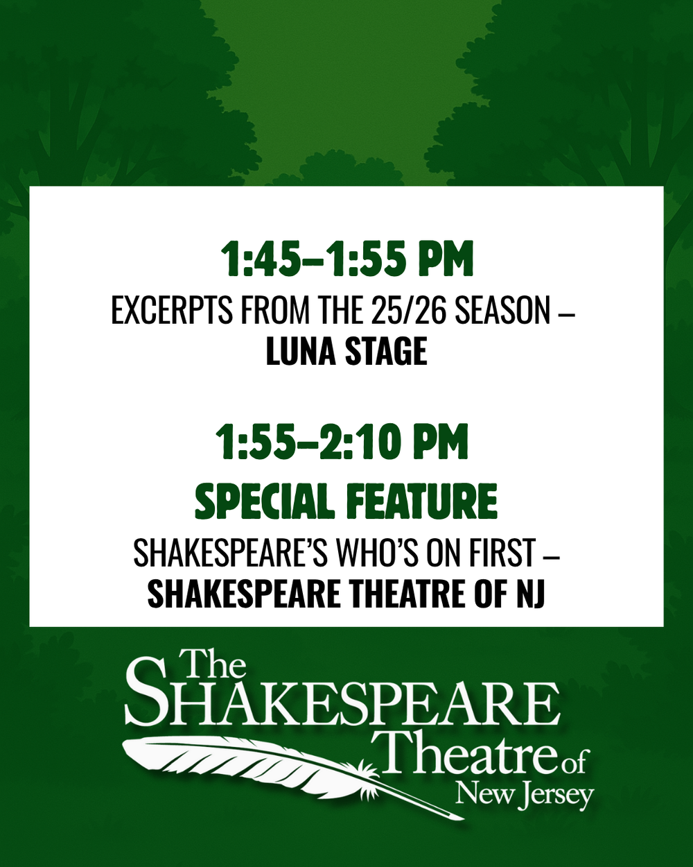 Montclair Theater Festival — Vanguard Theater — Vanguard Theater