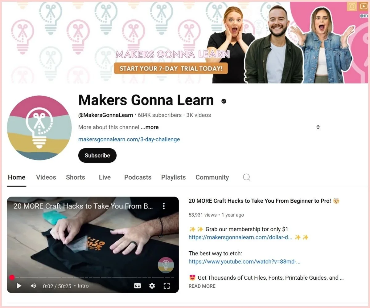 Top 15 Cricut Crafters You Need to Follow on YouTube — Boba & Bear