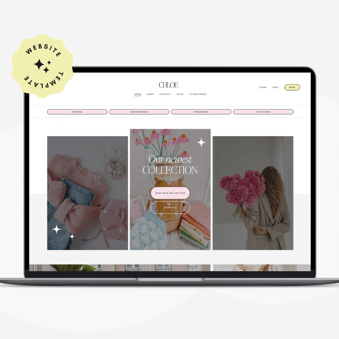 The Chloe | Website Template — Boba & Bear