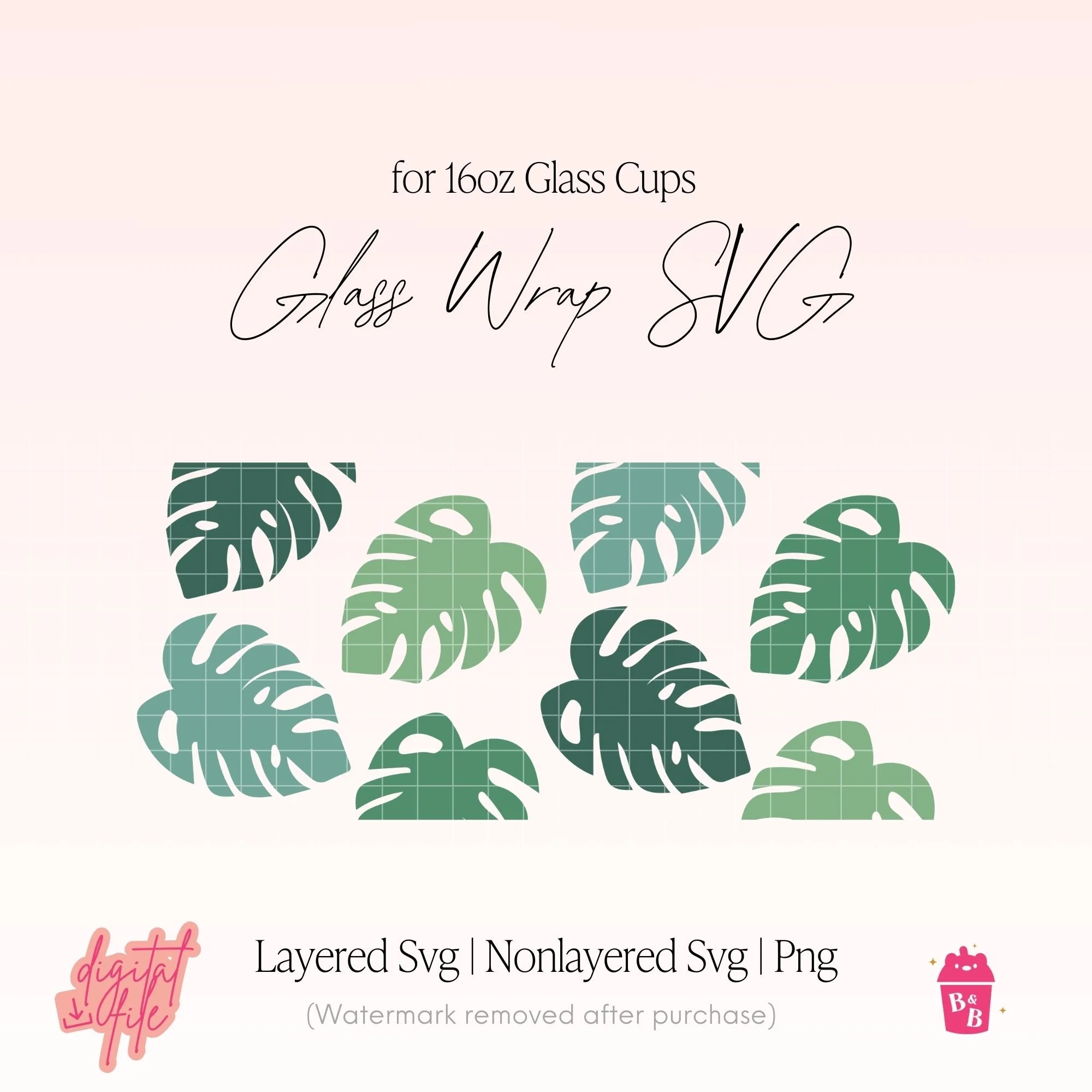 Strawberry Milk | Cup Wrap Svg — Boba & Bear