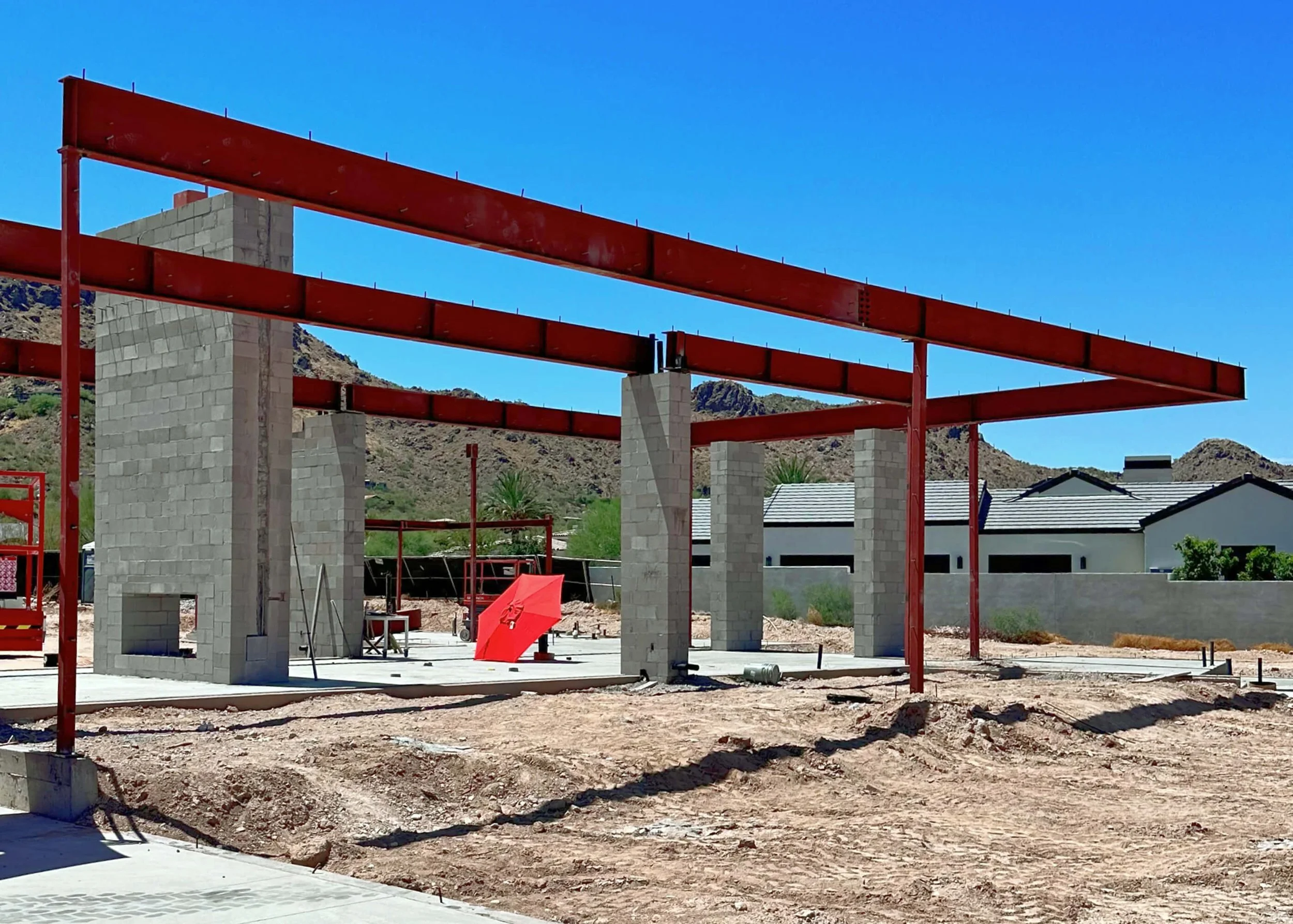 Bret Hills: Paradise Valley Home: Residential structural steel ...