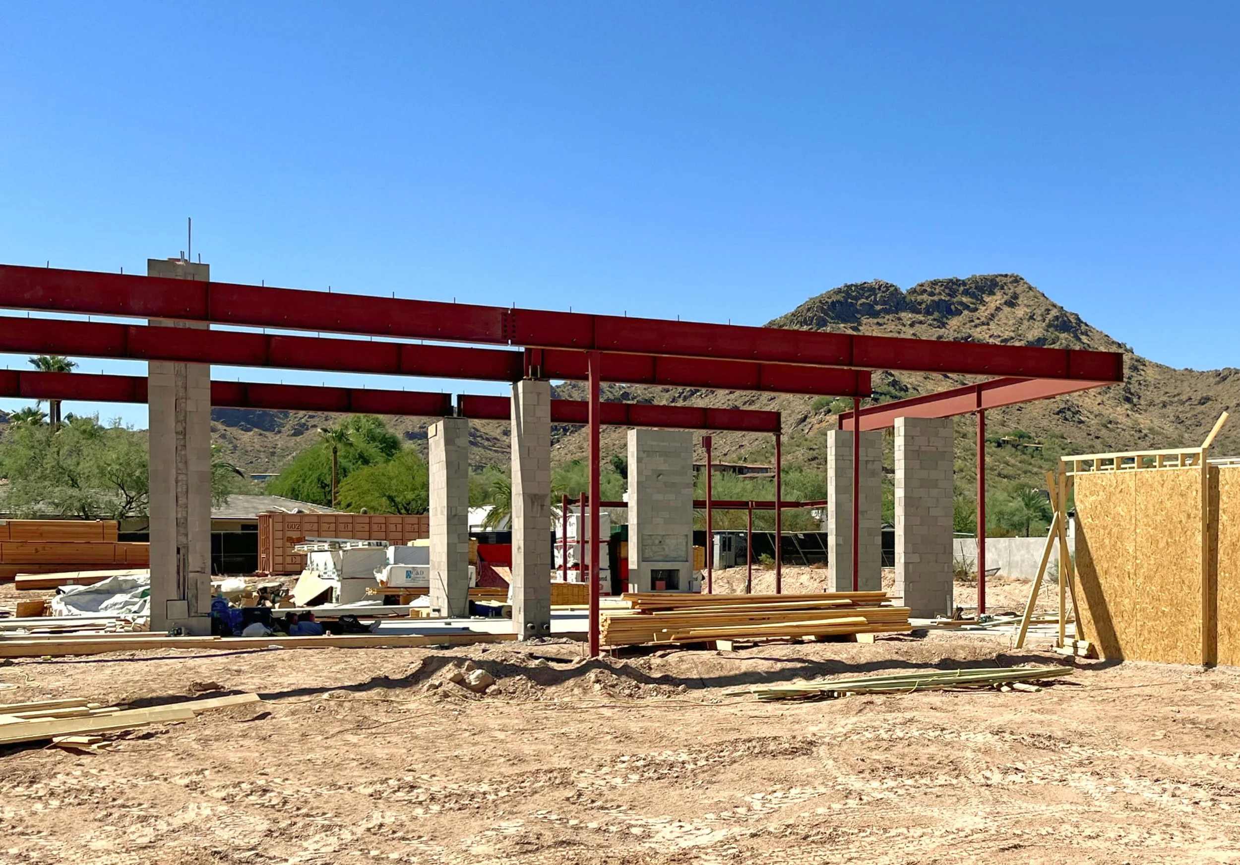 Bret Hills: Paradise Valley Home: Residential structural steel ...