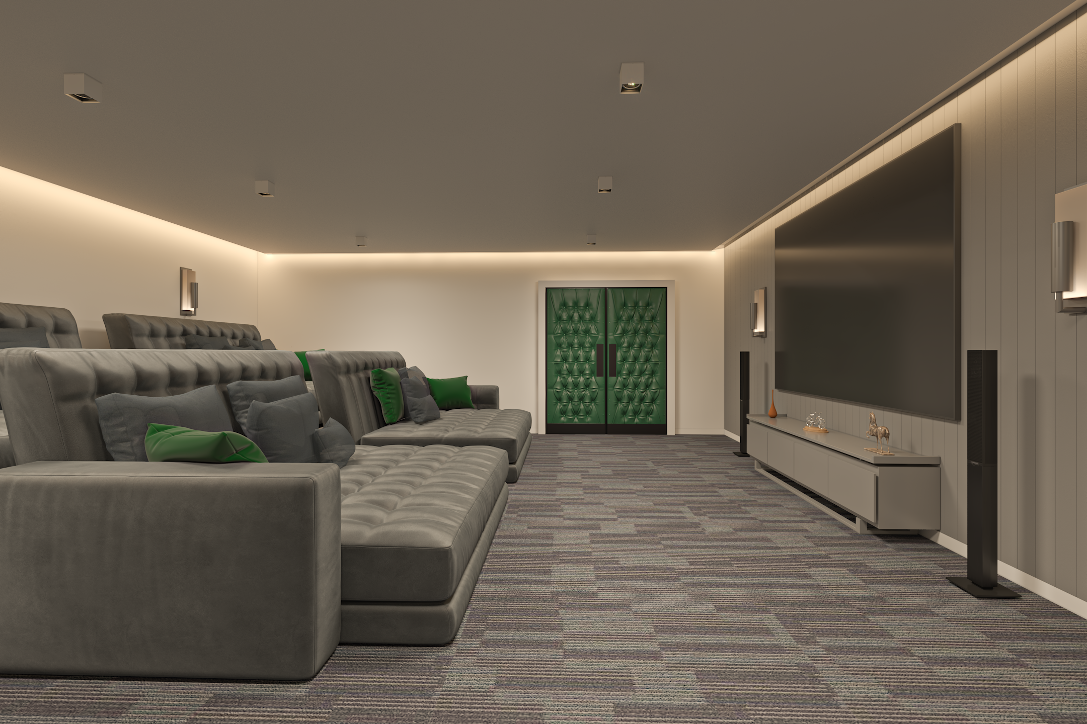 Home Movie Theater Room Doors Home Theater Room Entry Chicago Style