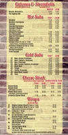 Menu — Scala's Pizza