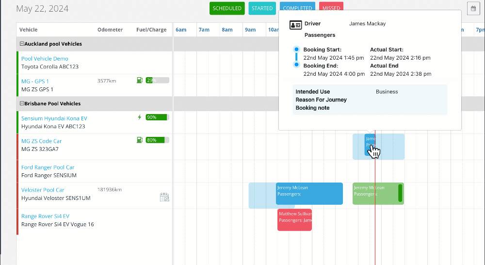Pool Vehicle & Pool Car Booking Solution — Sensium Fleet Management