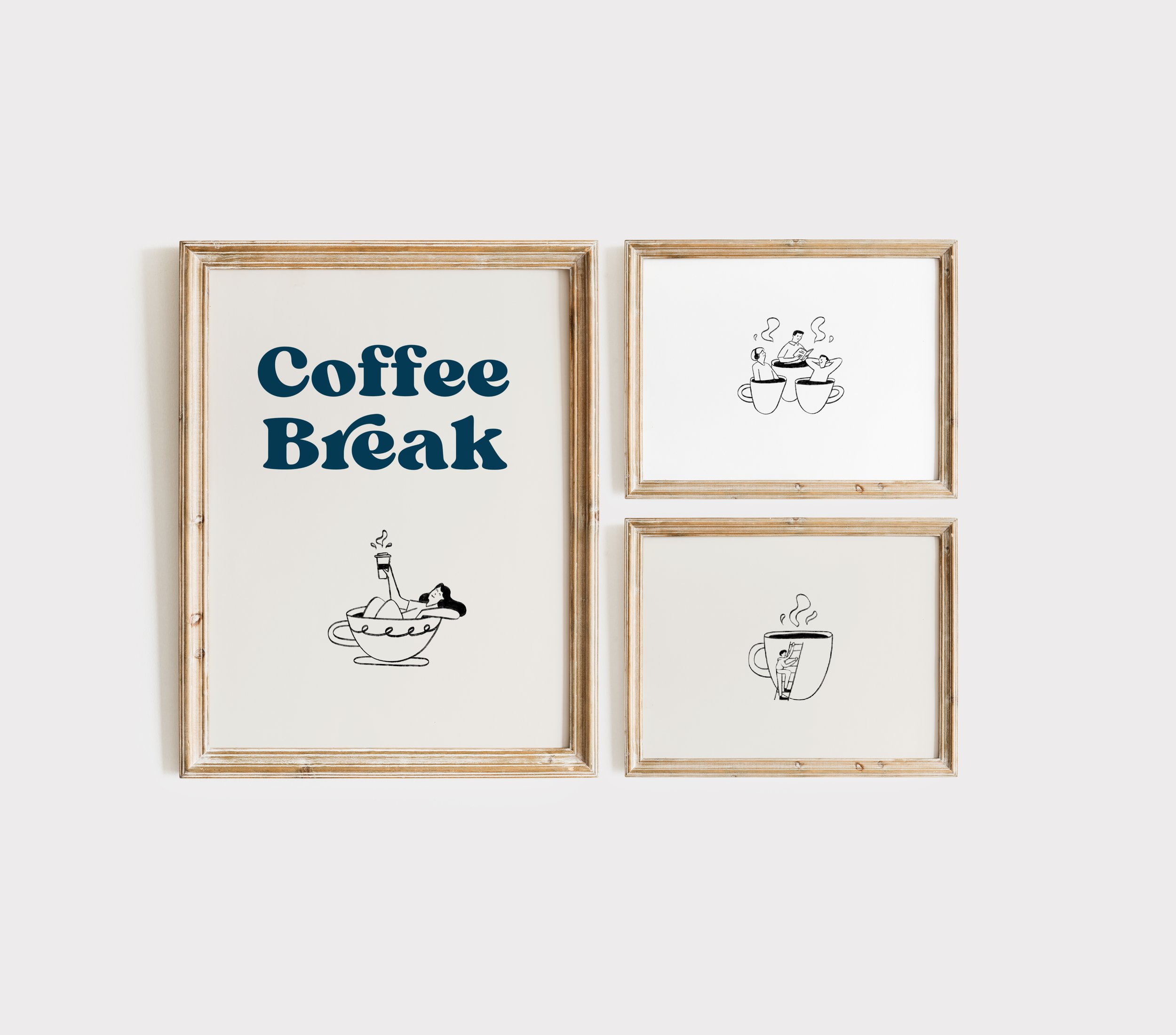 Jump in and Enjoy the Coffee Pool - Coffee Shop Print Collection — Host ...