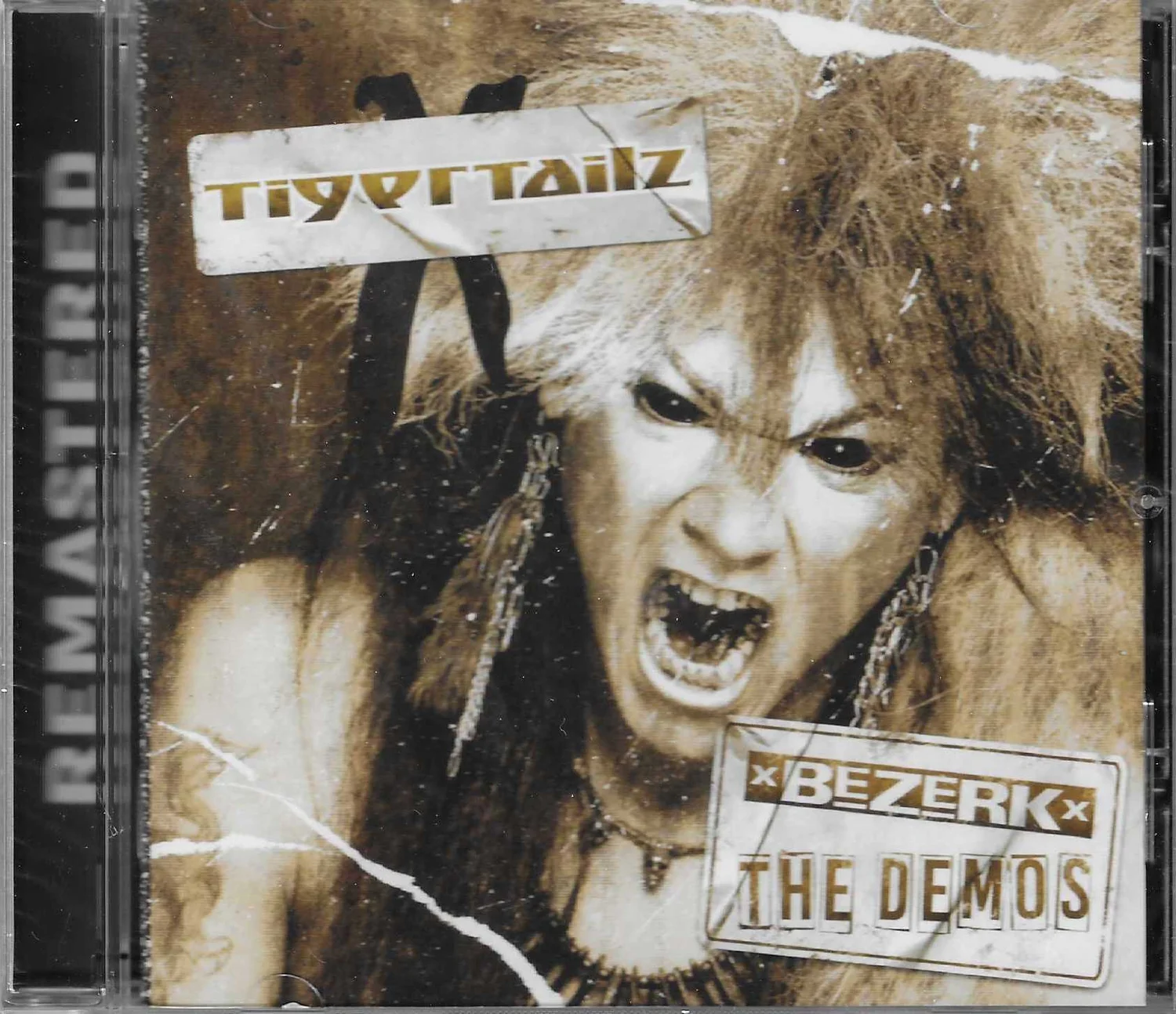 TIGERTAILZ – Bezerk: The Demos CD — Electric Shock Metal