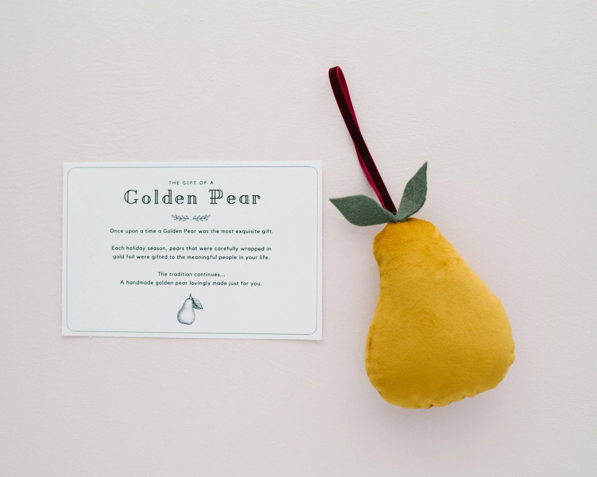 DIY Golden Pear Ornament Christmas Holiday Wall Decor — KYLA SOMETHING