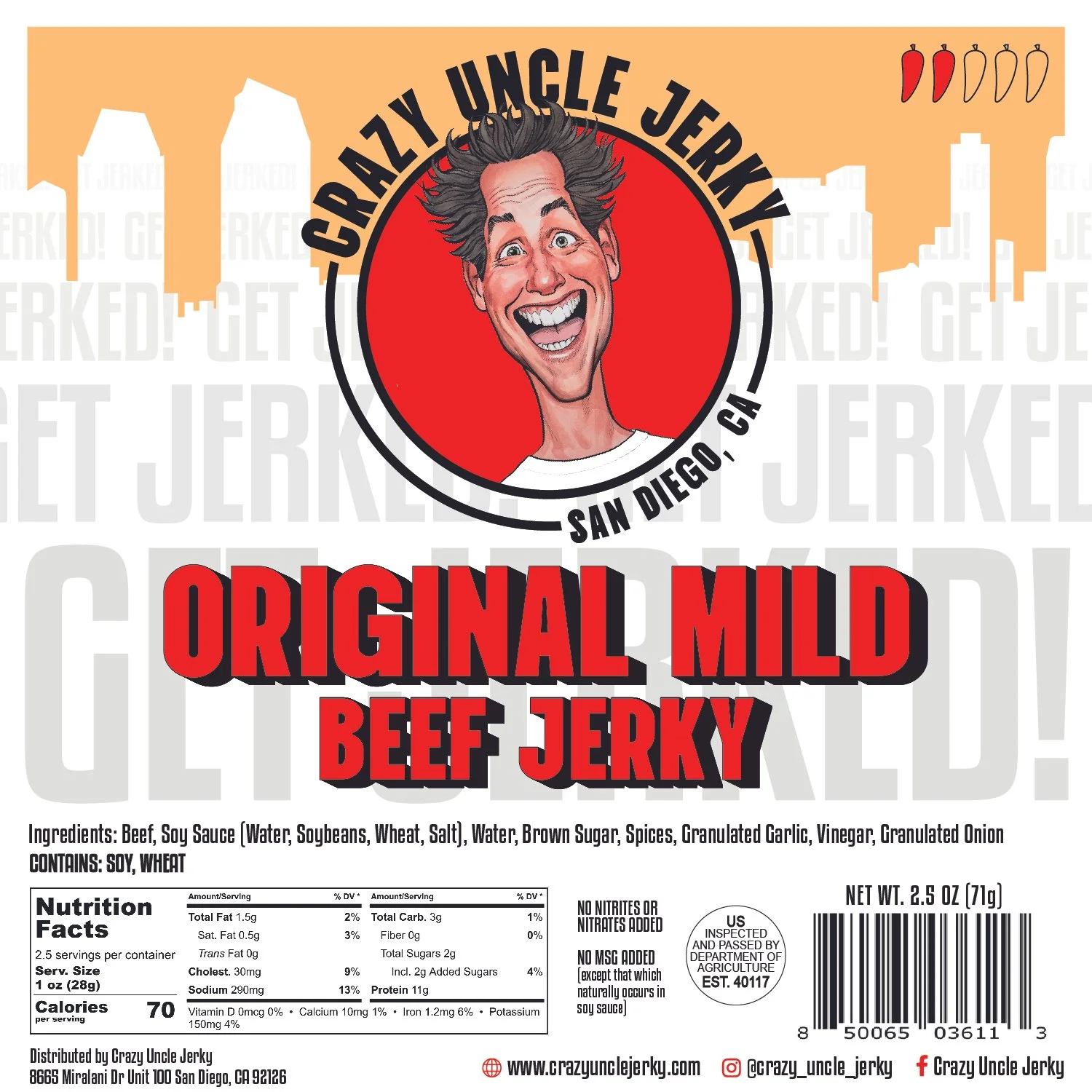 Crazy Uncle Jerky | Premium Beef Jerky | Jerky Shop