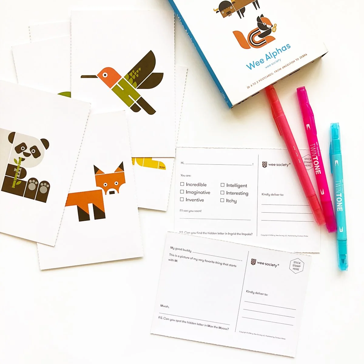 Wee Alphas Postcards — Wee Society