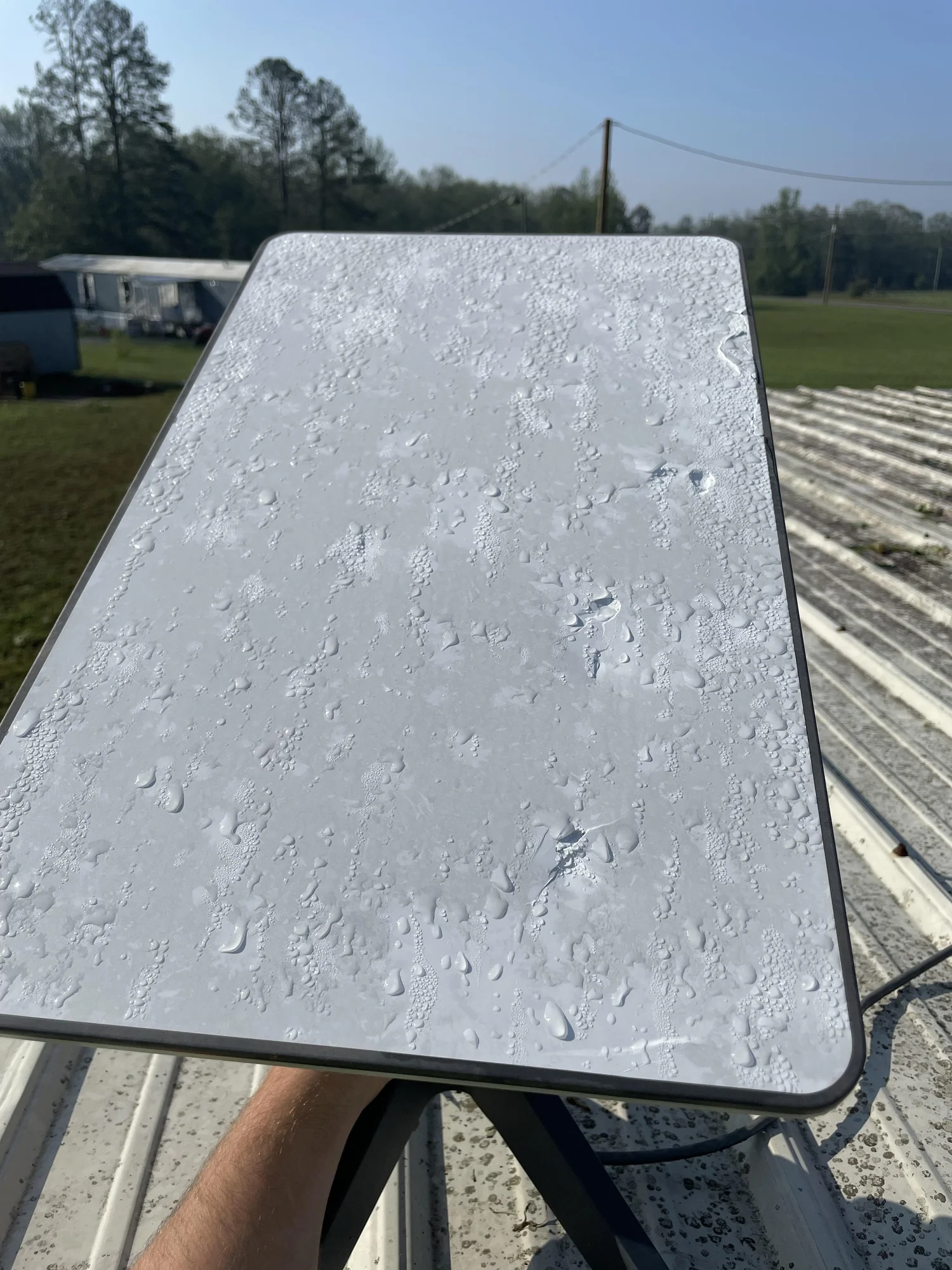 Invisible protection from Hail — DISHY SHIELD
