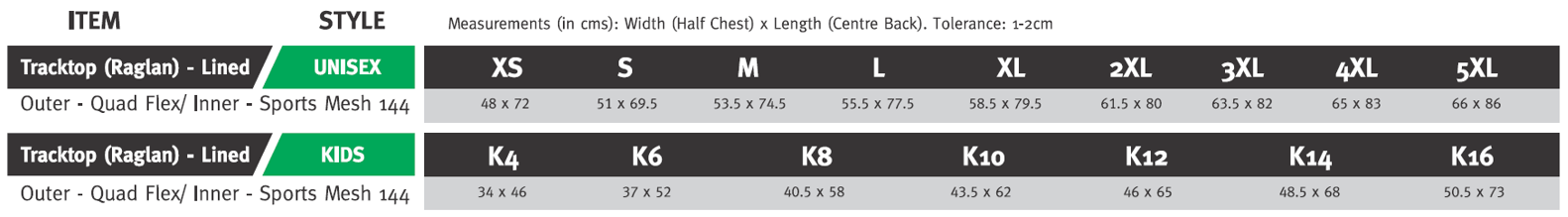Tigers Premium Track Jacket — Hoppers Crossing Basketball Club