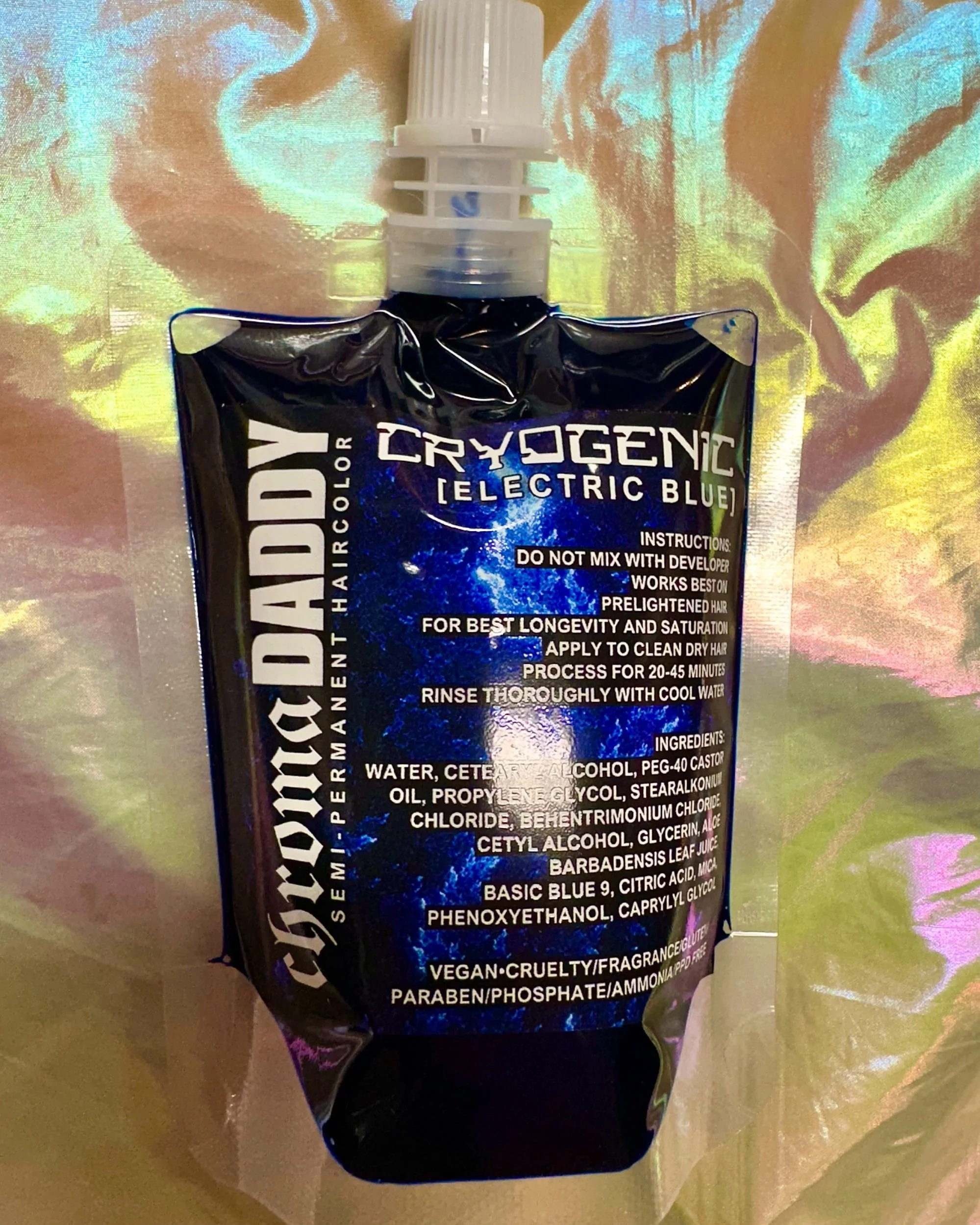 CRYOGENIC ELECTRIC BLUE SEMI — CHROMA DADDY