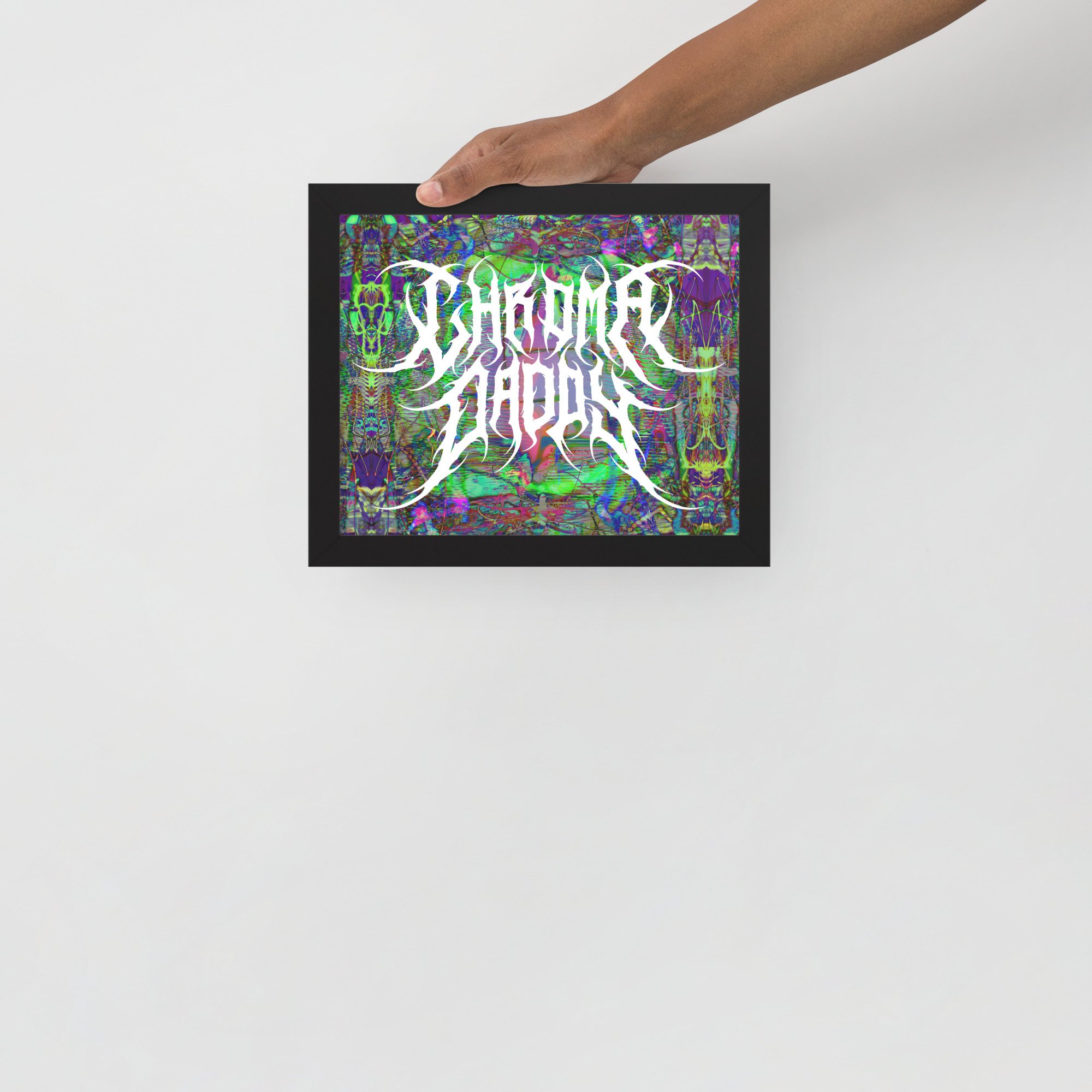 Chromadigm x Chromadaddy Horizontal Framed poster — CHROMA DADDY