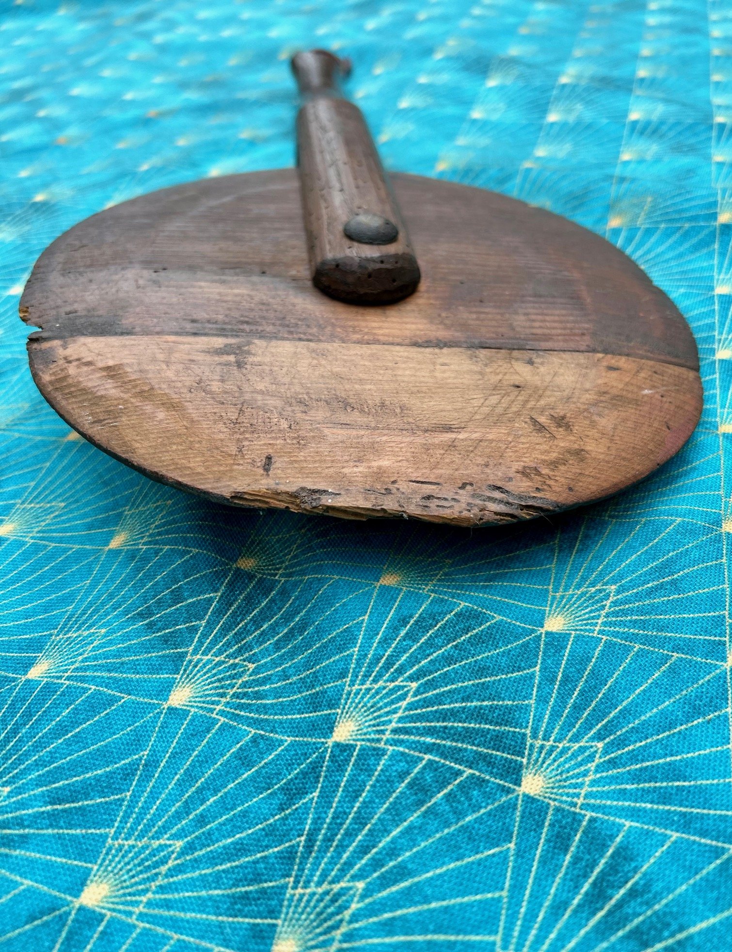 Antique Wooden Wheelwright Measuring Wheel — Foraging for Antiques