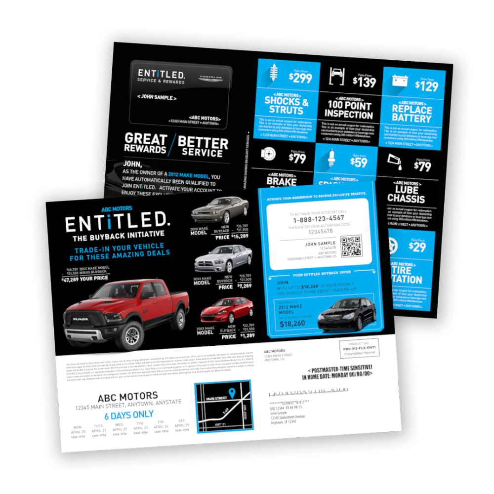 Dealership Direct Mailers Detroit Metro