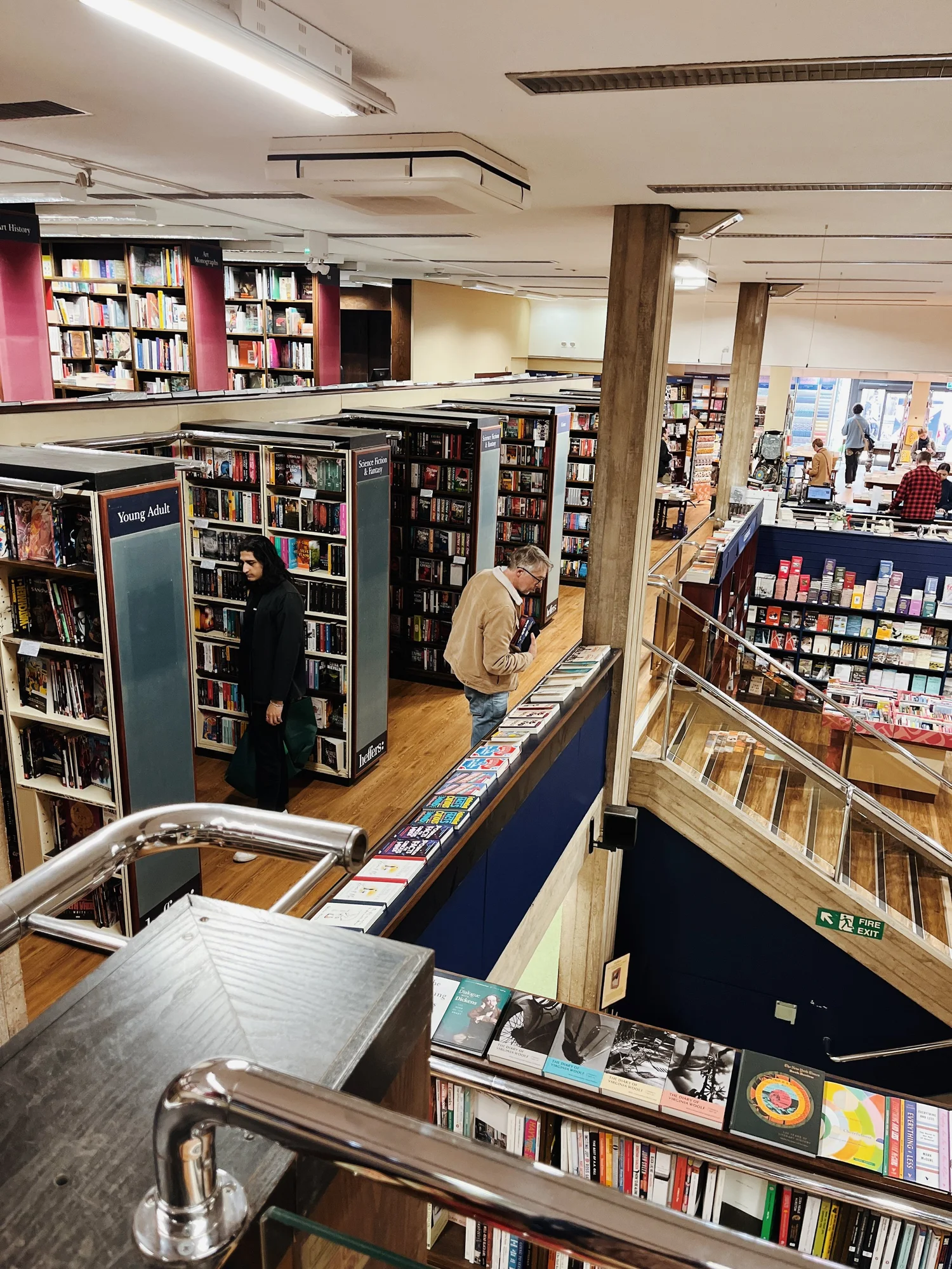 Inside Heffers Bookshop & Cambridge Bookshop Guide — Julia's Bookcase