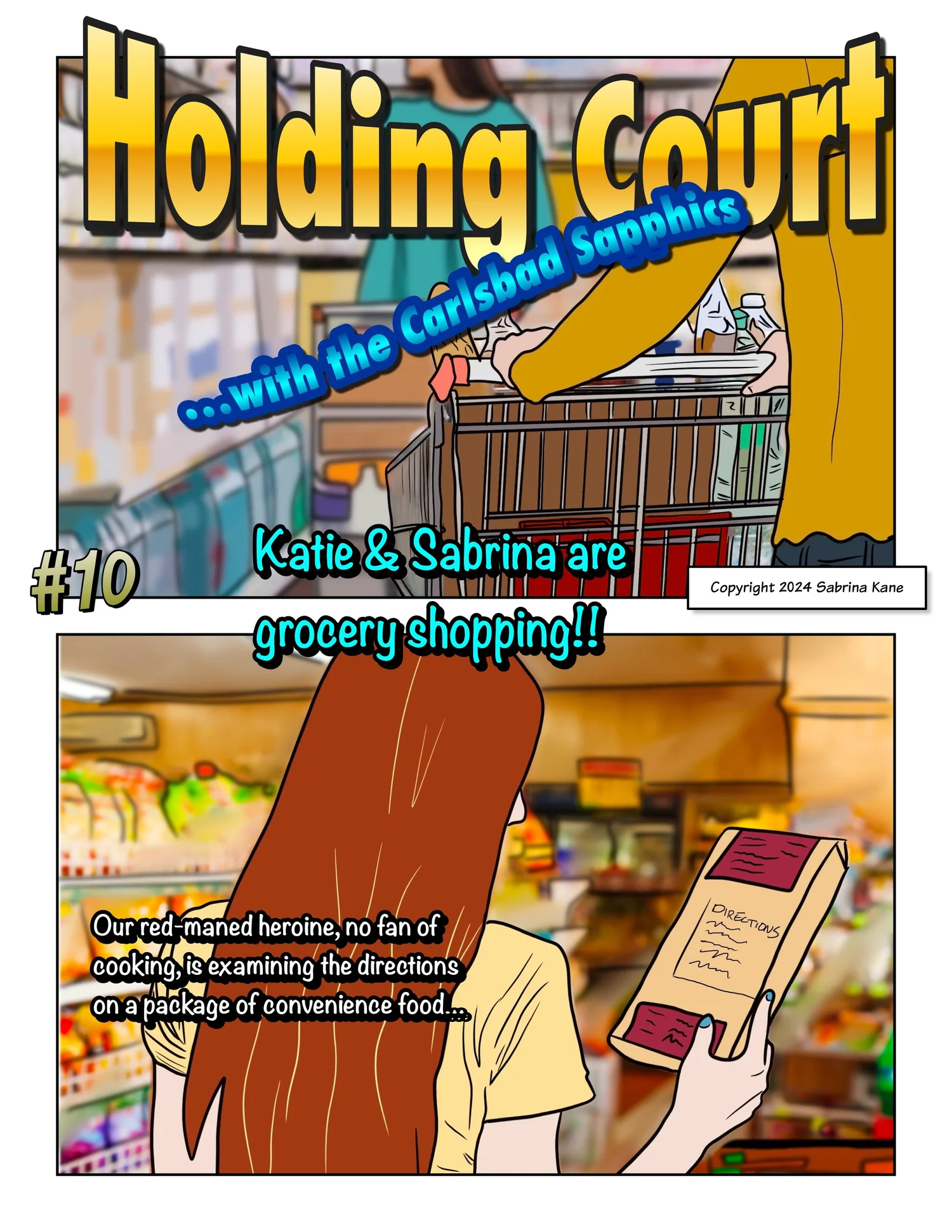 Holding Court Comic Strip — SabrinaKaneLesfic.com