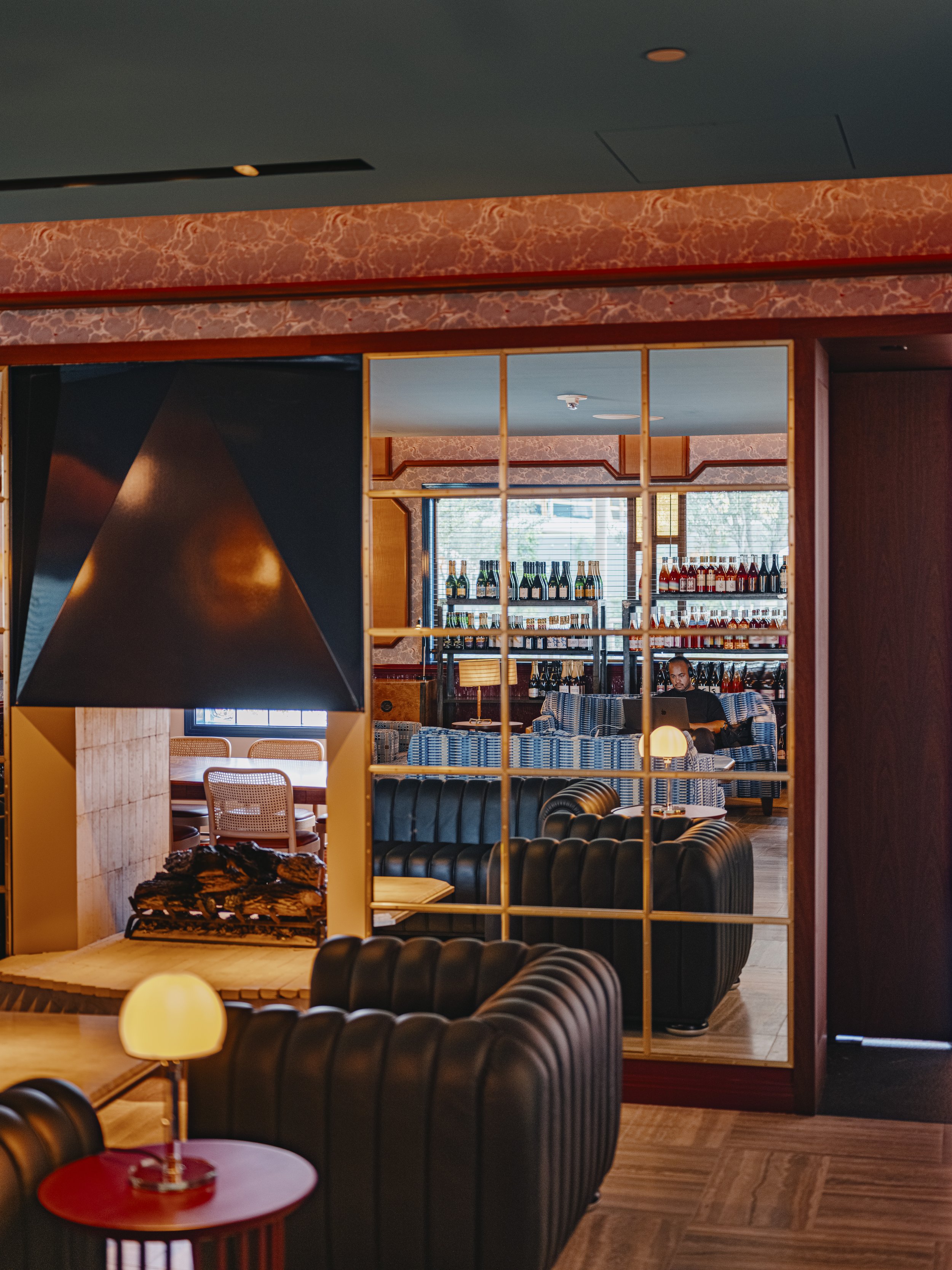 Meteor Cafe at Urby Dallas Lighting Design — Map Design Studio